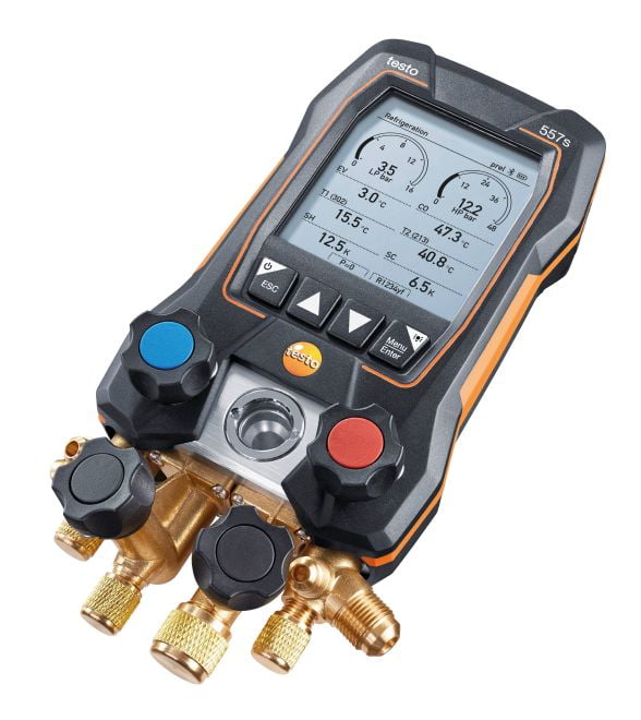 testo 557s Kit Smart Vácuo - Manifold digital inteligente com sondas ...